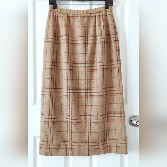 Pendleton | Skirts | 0 Virgin Wool Pendleton Long Plaid Skirt Made In ...